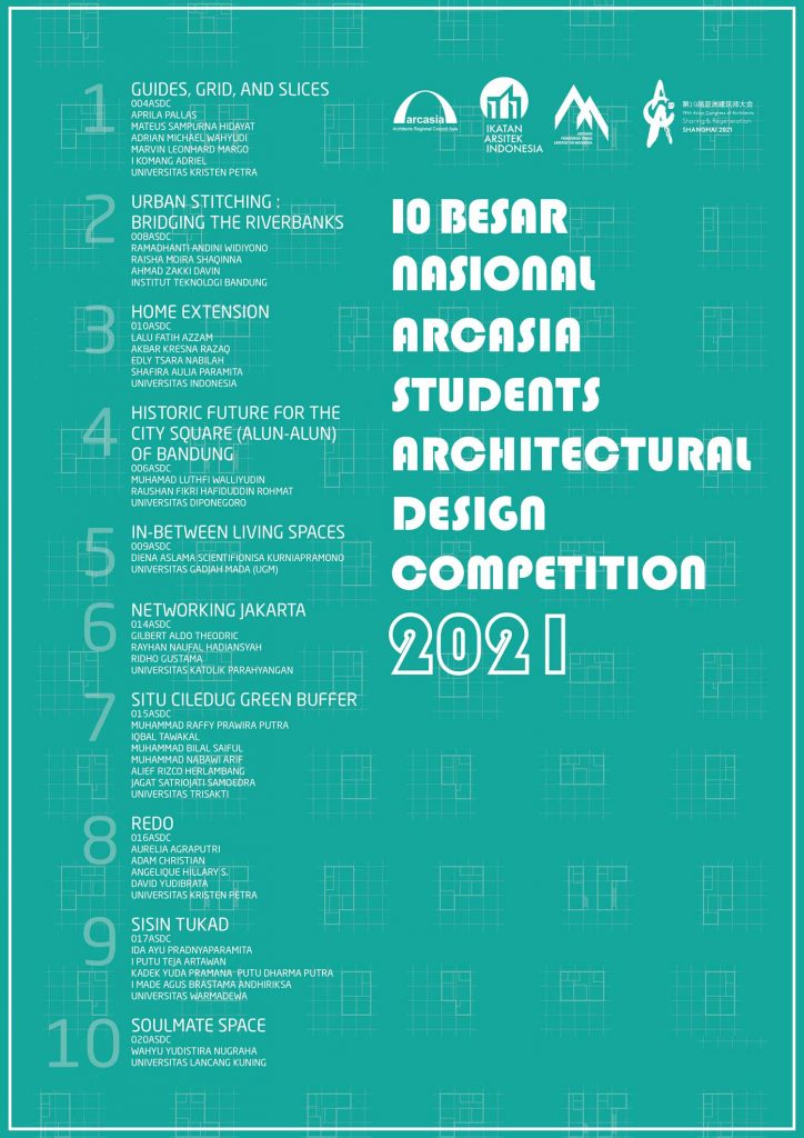 10 Besar Nasional ARCASIA Students Architectural Design Competition ...